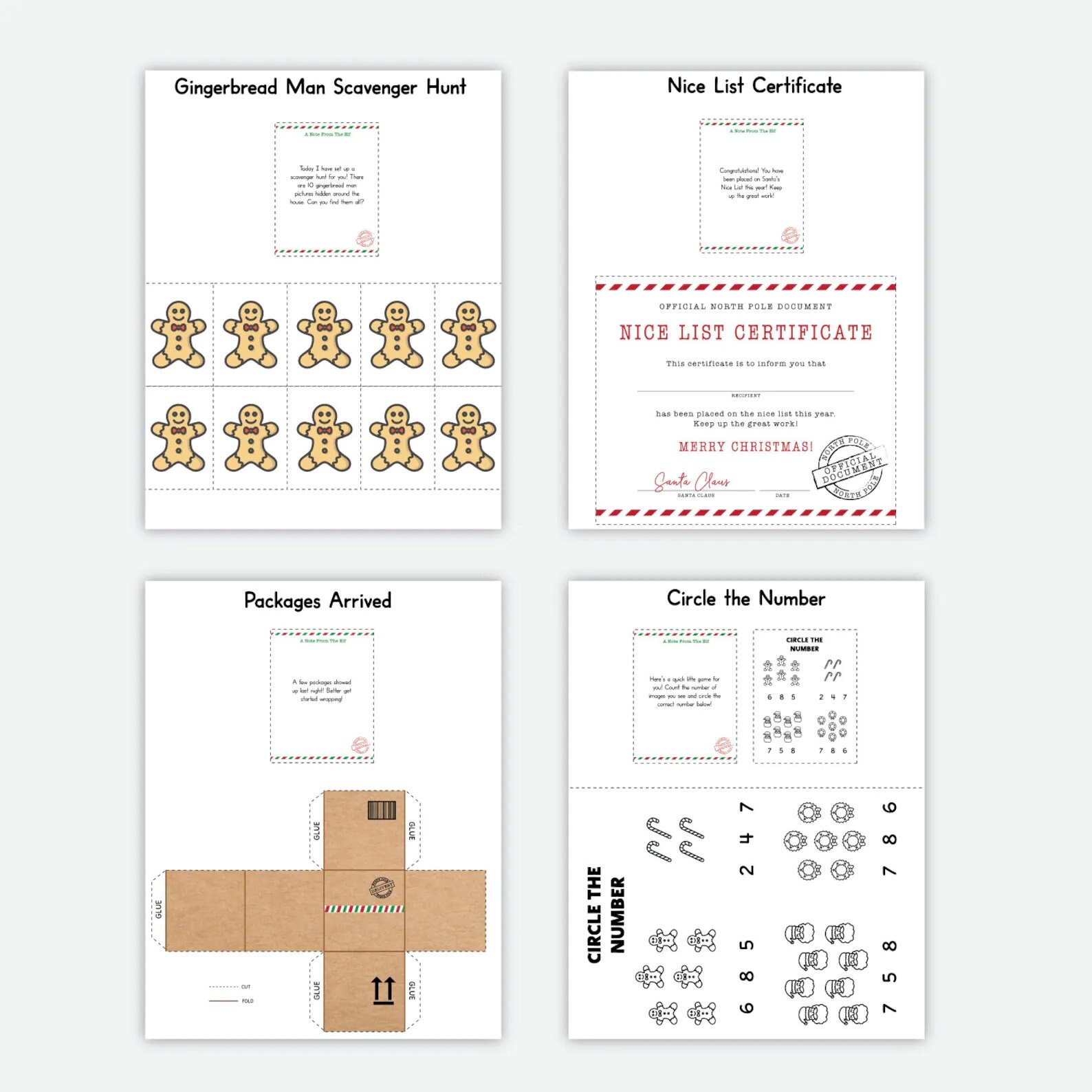 Printable Elf Bundle Elf Printable Props and Activities - Etsy