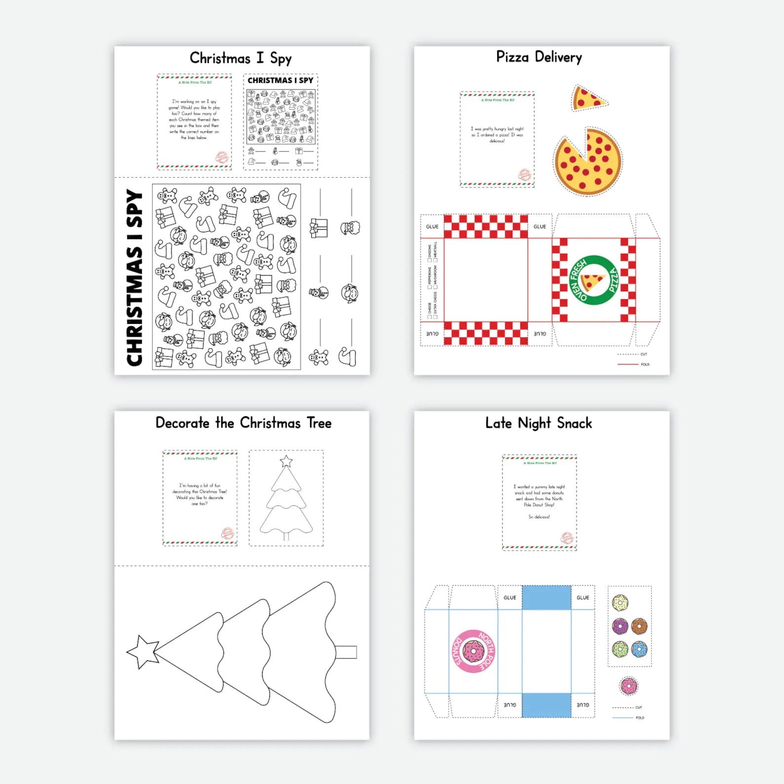 Printable Elf Bundle Elf Printable Props and Activities - Etsy