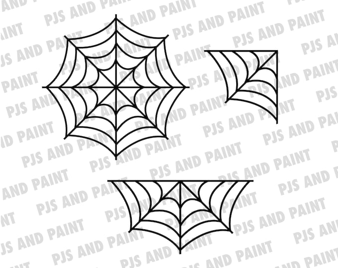 Spider Web Svg - Etsy UK