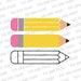 Pencil SVG, Vector Pencil, School Pencil SVG, School SVG, Pencil ...