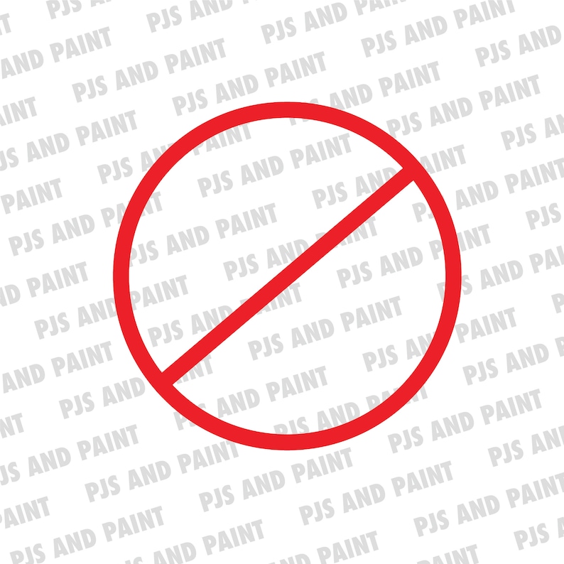 Sin símbolo SVG, Sin signo svg, símbolo restringido svg, No firmar svg ...