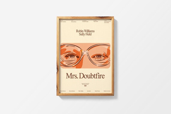Mrs.doubtfire X Illustration Fan Art - Etsy