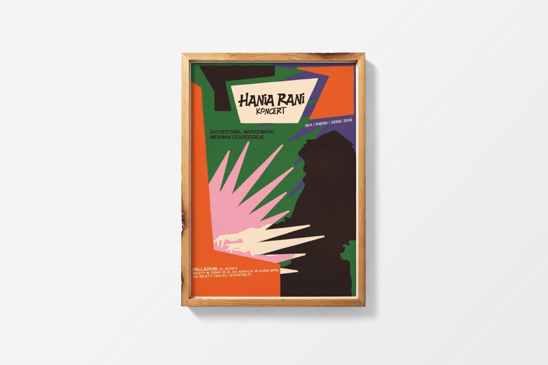Hania Rani X Gig Poster - Etsy