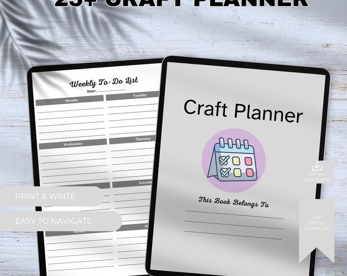 Clay Artist Planner – Project Tracking, Supply List (printable) - Etsy ...
