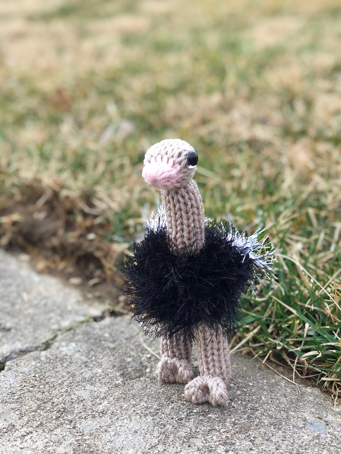 Mini Ostrich Circular Knitting Machine Pattern PDF | Etsy