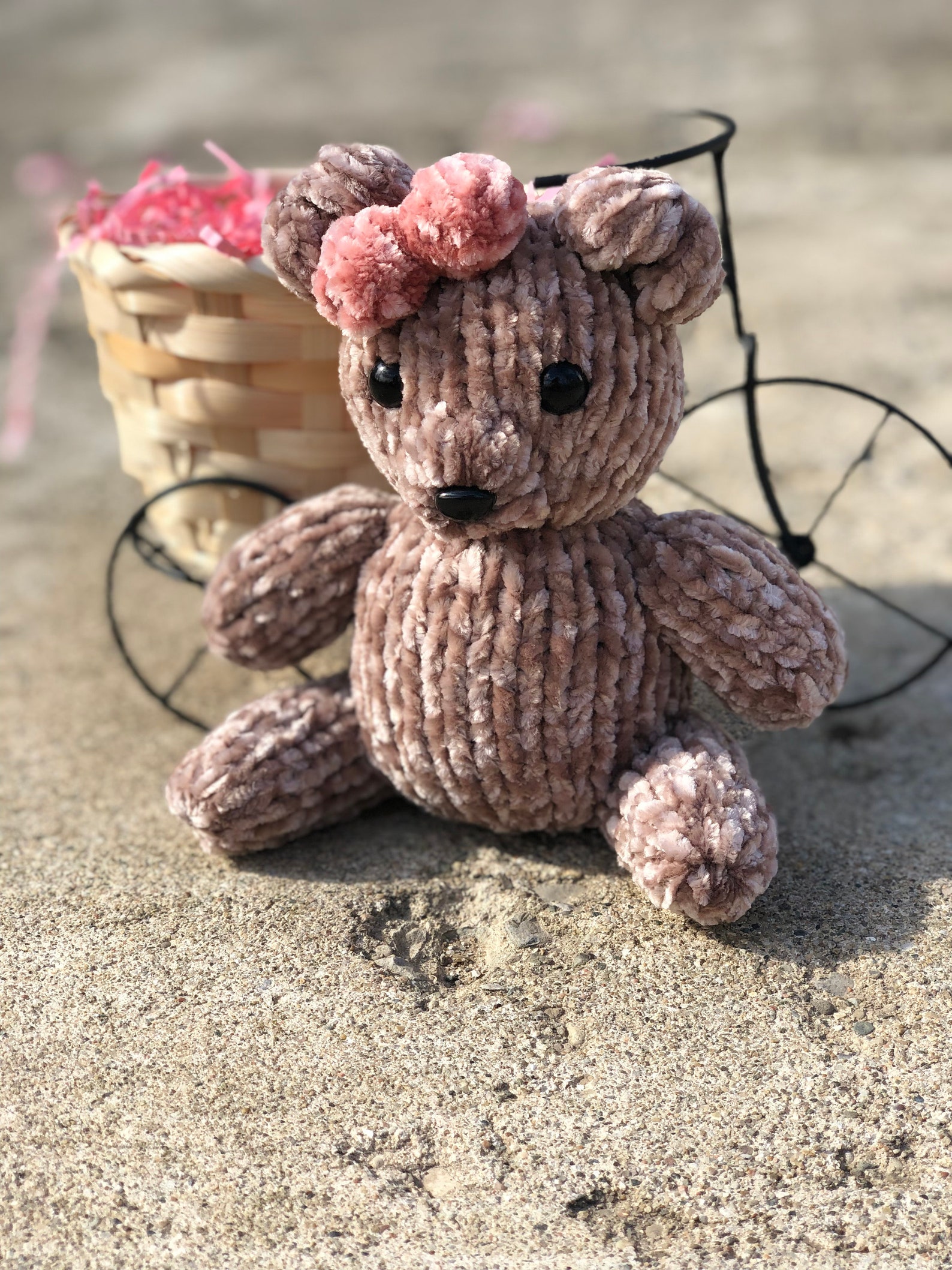 Mini Velvet Teddy - Circular Knitting Machine Pattern - PDF - Etsy