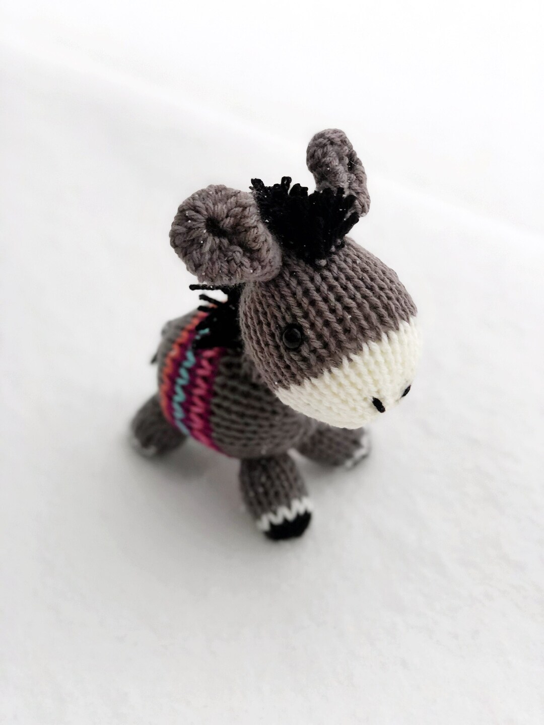 Mini Donkey - Circular Knitting Machine PDF Pattern - Etsy