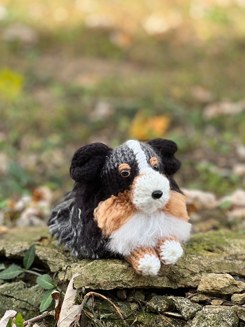 Mini Australian Shepherd Circular Knitting Machine Pattern - Etsy