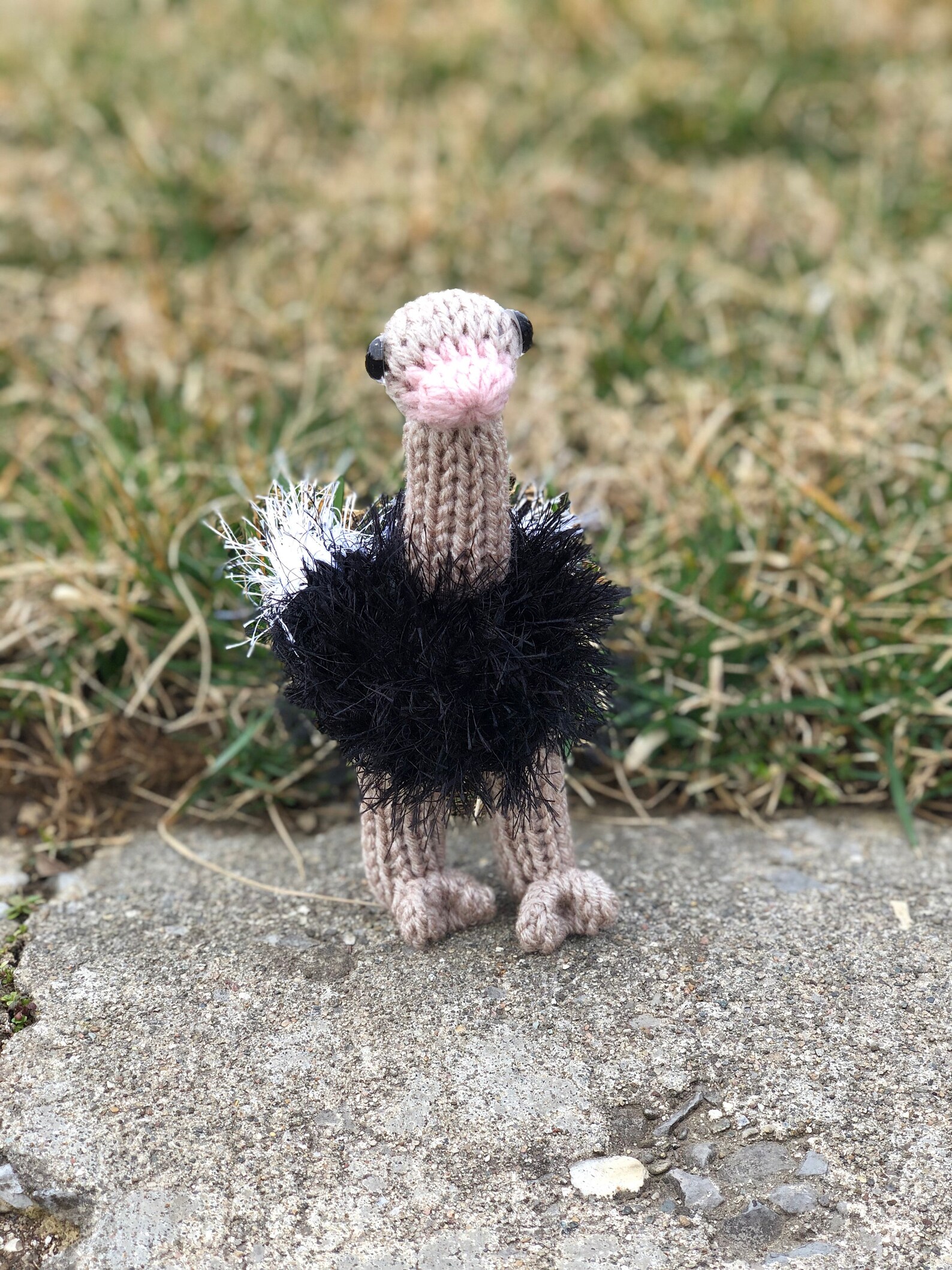 Mini Ostrich Circular Knitting Machine Pattern PDF | Etsy