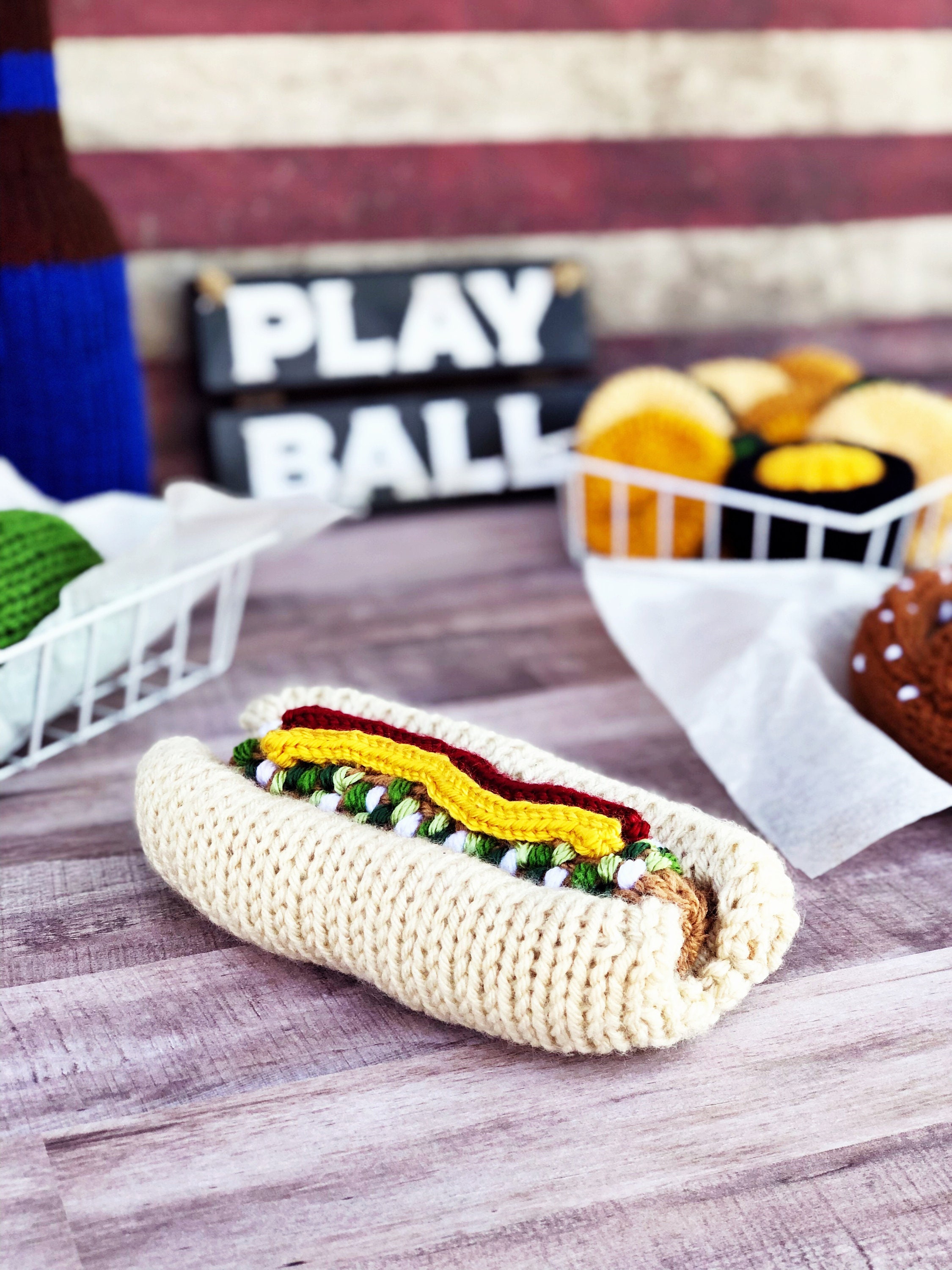 Ballpark Set Circular Knitting Machine Pattern - Etsy