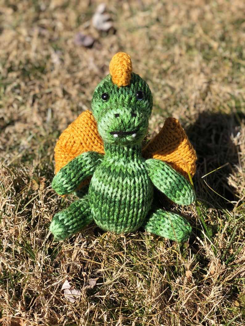 Mini Dragon - Circular Knitting Machine Pattern PDF - Etsy