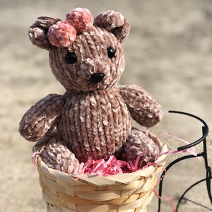 Mini Velvet Teddy - Circular Knitting Machine Pattern - PDF - Etsy