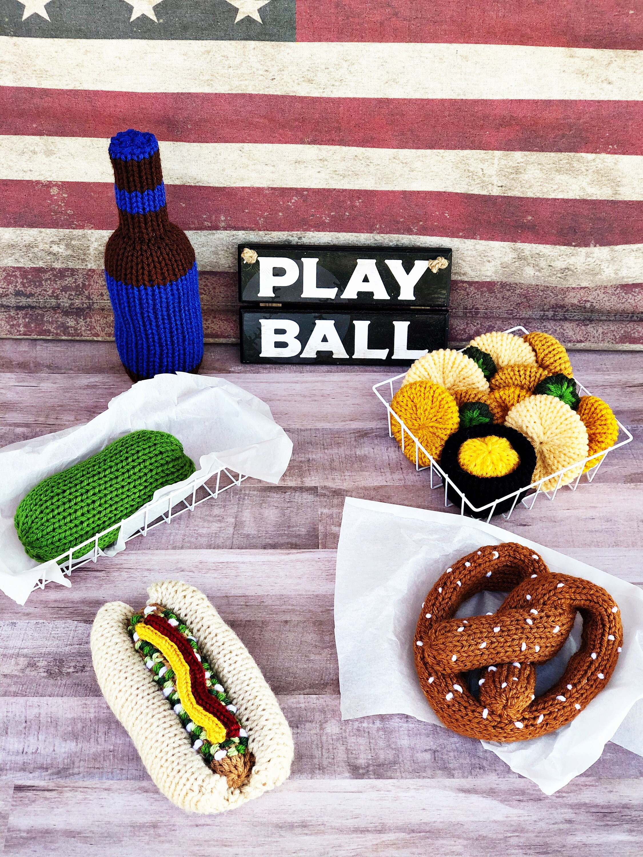 Ballpark Set Circular Knitting Machine Pattern - Etsy