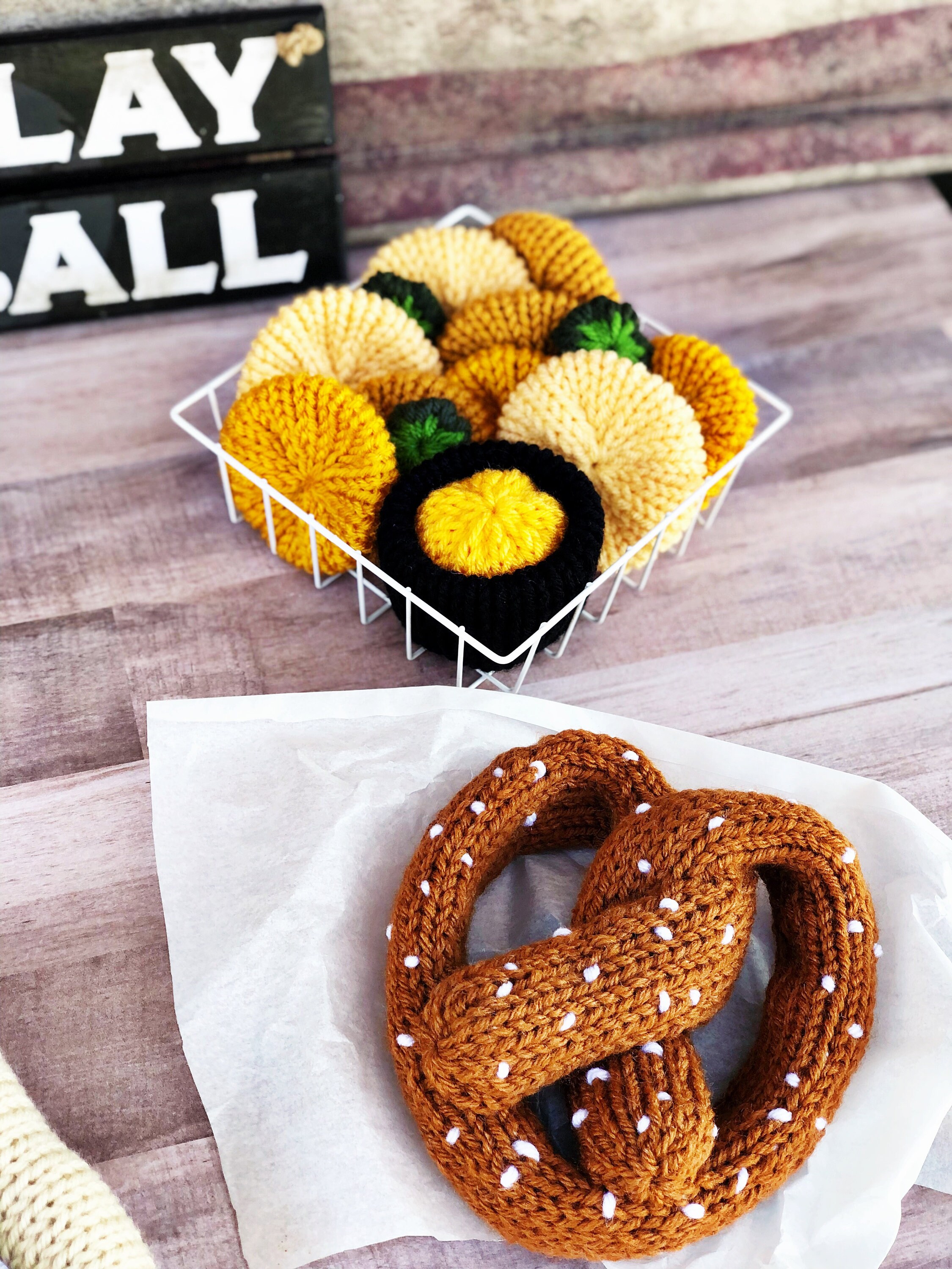 Ballpark Set Circular Knitting Machine Pattern - Etsy