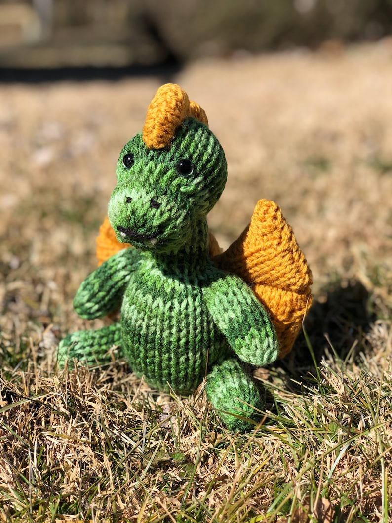 Mini Dragon - Circular Knitting Machine Pattern PDF - Etsy