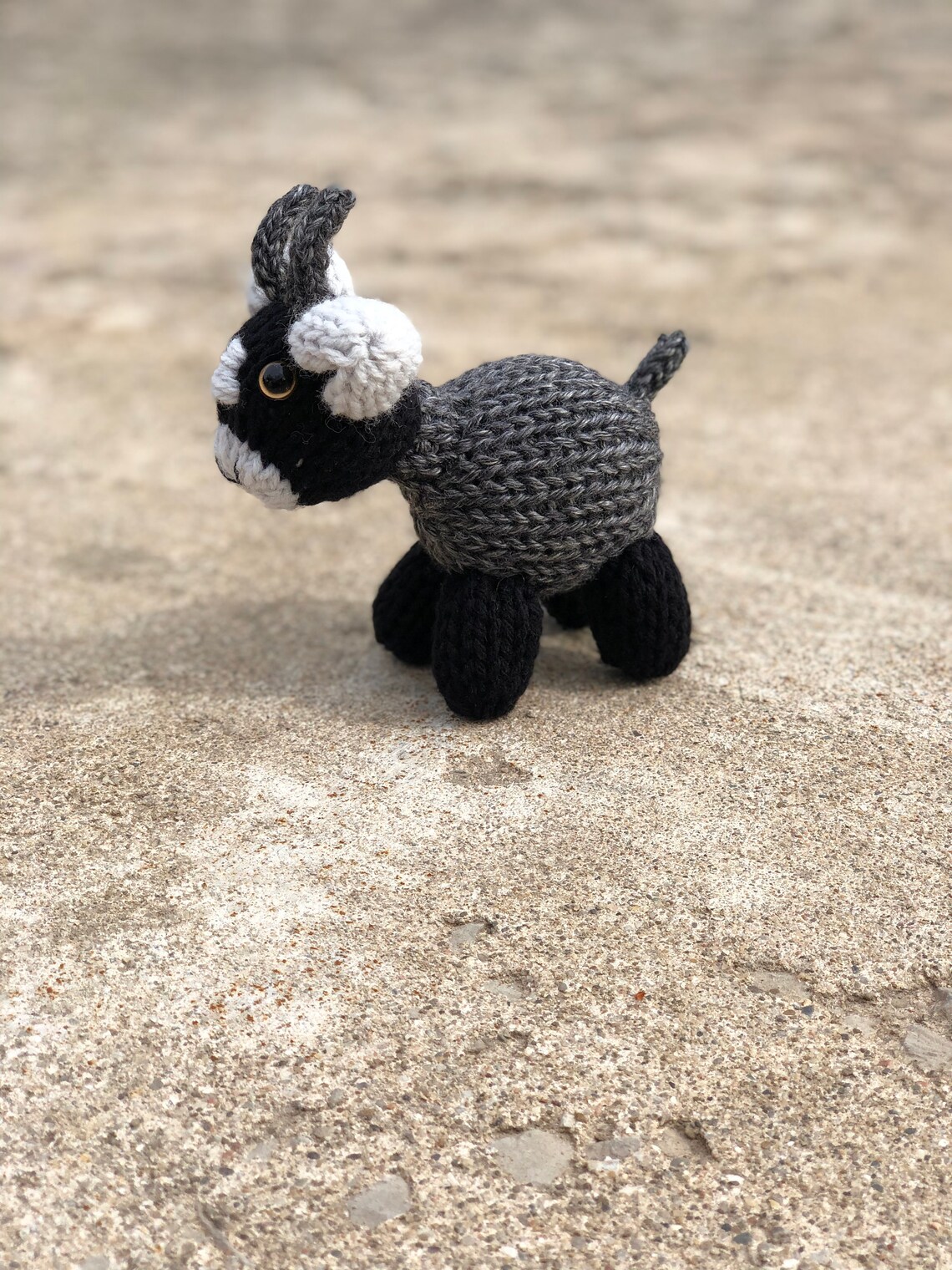 Mini Pygmy Goat Knitting Machine Pattern PDF - Etsy