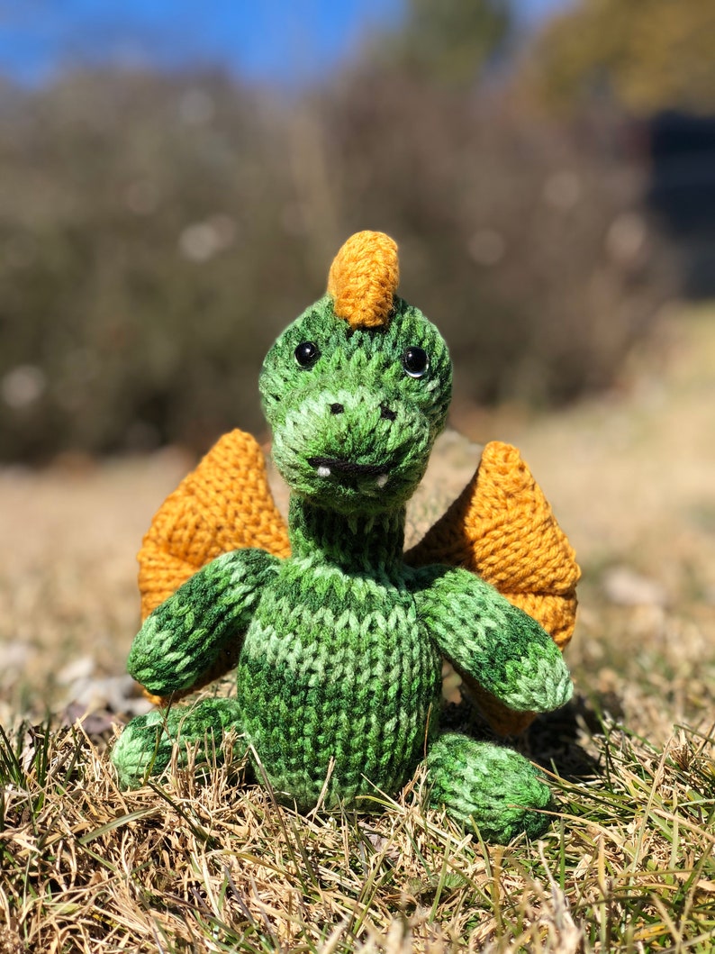 Mini Dragon - Circular Knitting Machine Pattern PDF - Etsy