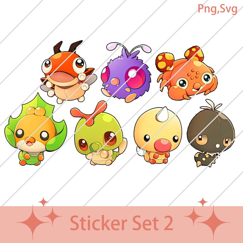 Pokemon Clipart PNG Bundle Cut Files Cricut / Instant Download ...