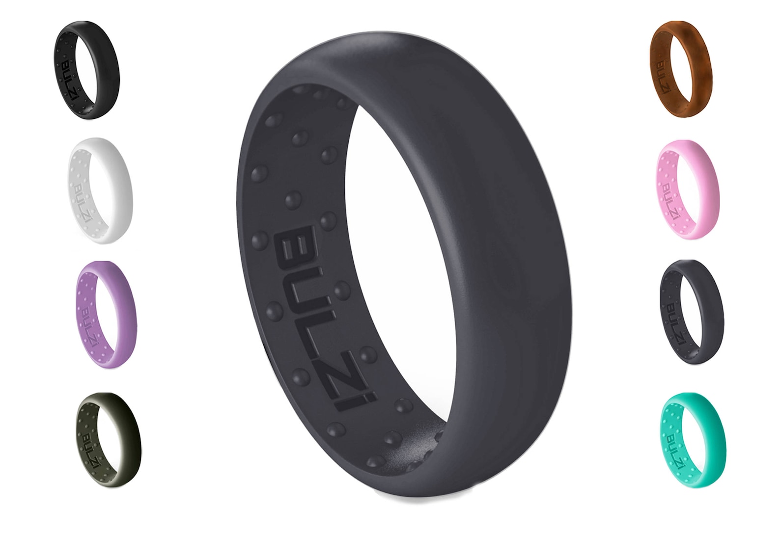 Bulzi Massaging Comfort Fit Silicone Wedding Ring 6mm 1 - Etsy