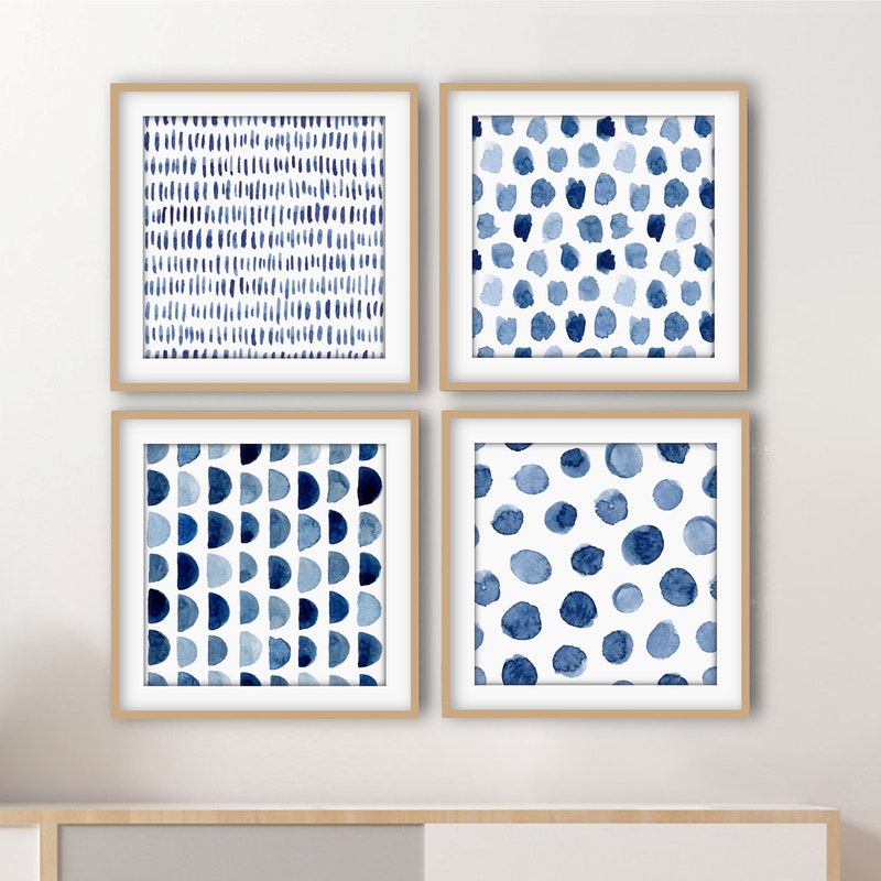 Blue Art - Etsy