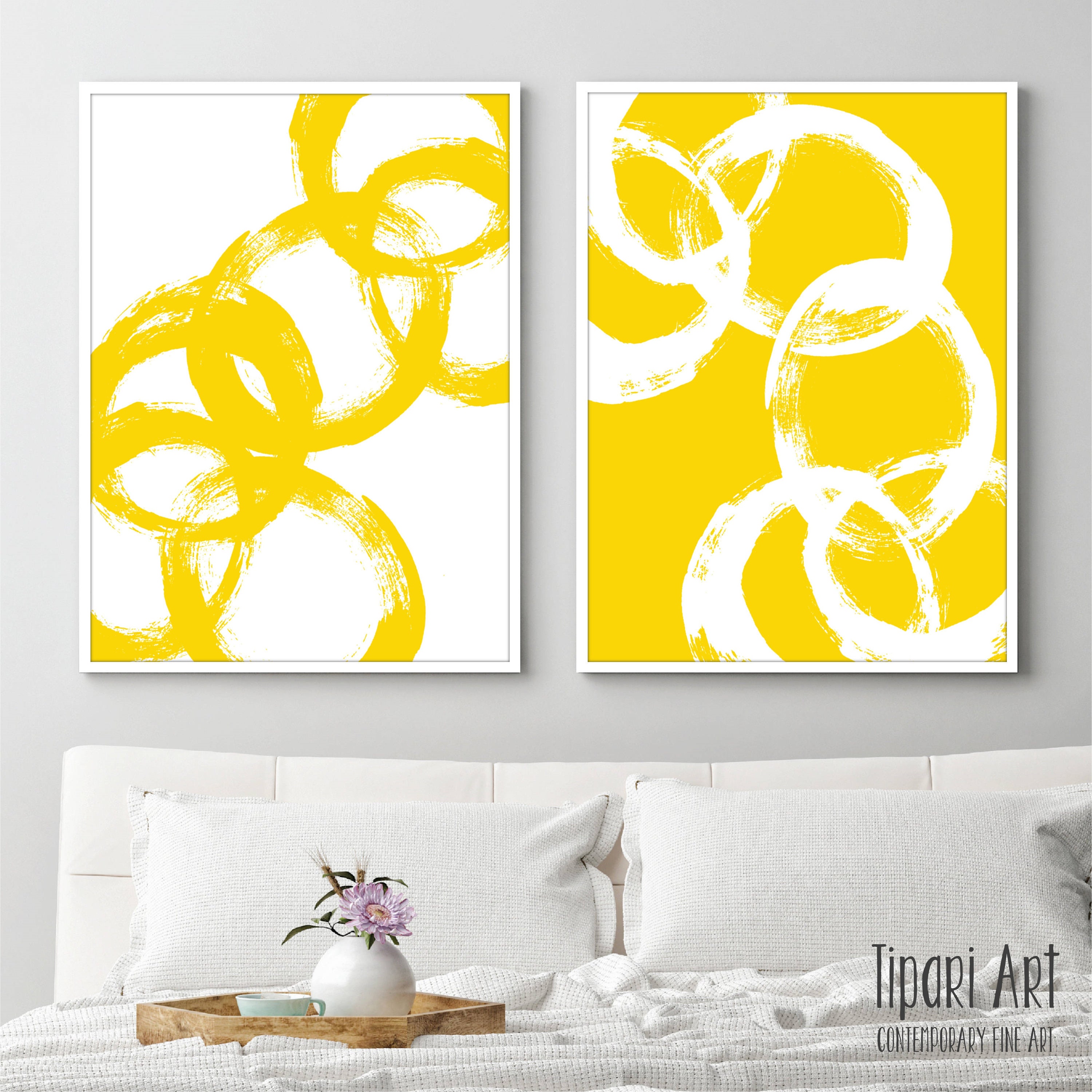 Yellow Art, Abstract Art, Contemporary Art, Abstract Painting ...
