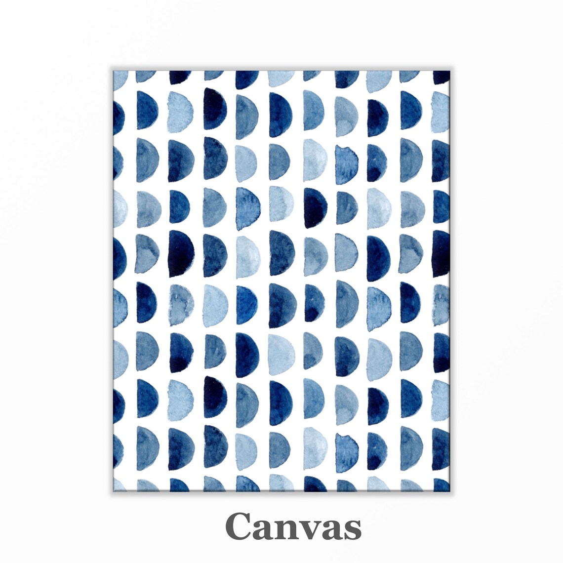 Blue Contemporary Art Set, Gallery Wall Set, Abstract Prints ...