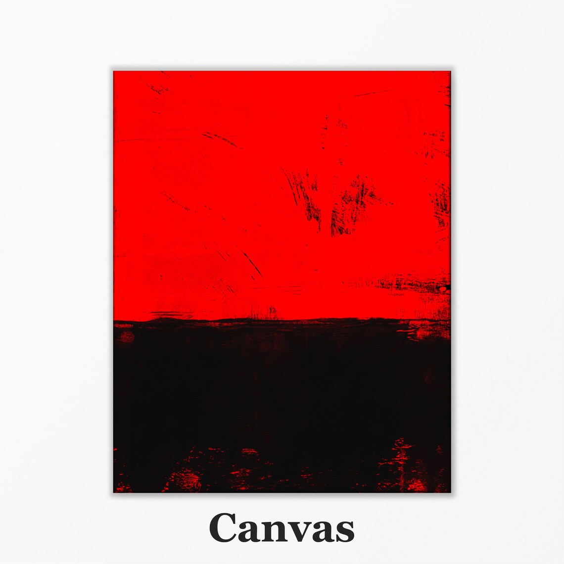 Red & Black Art, Abstract Art, Contemporary Art, Abstract Painting ...