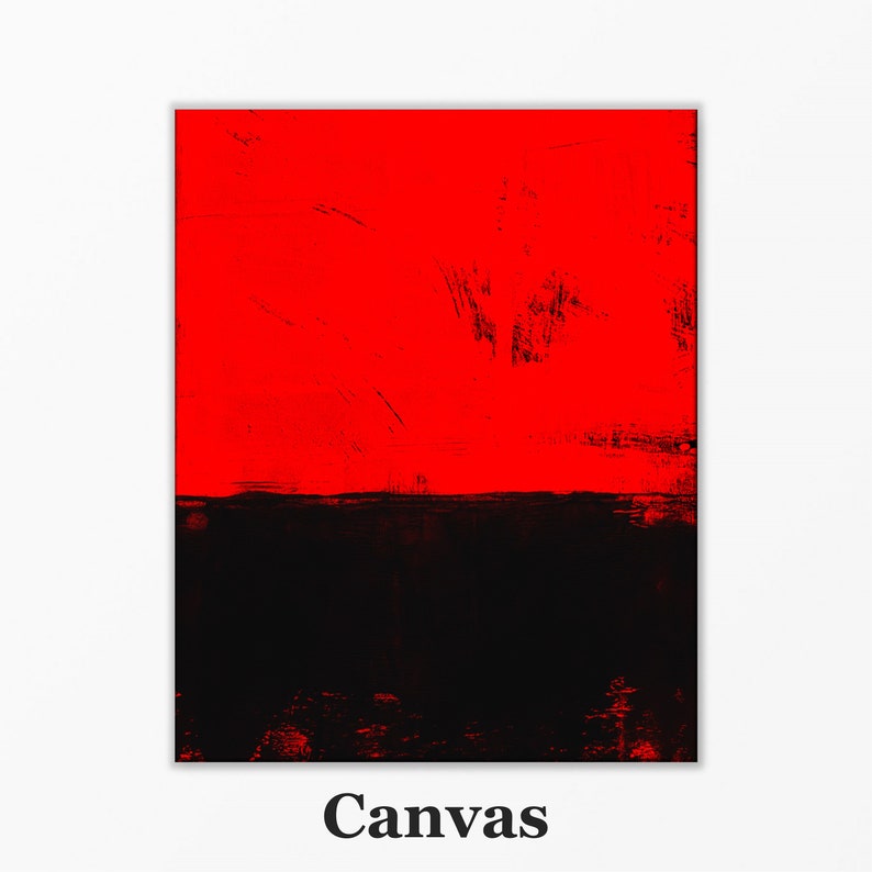 Red & Black Art, Abstract Art, Contemporary Art, Abstract Painting ...