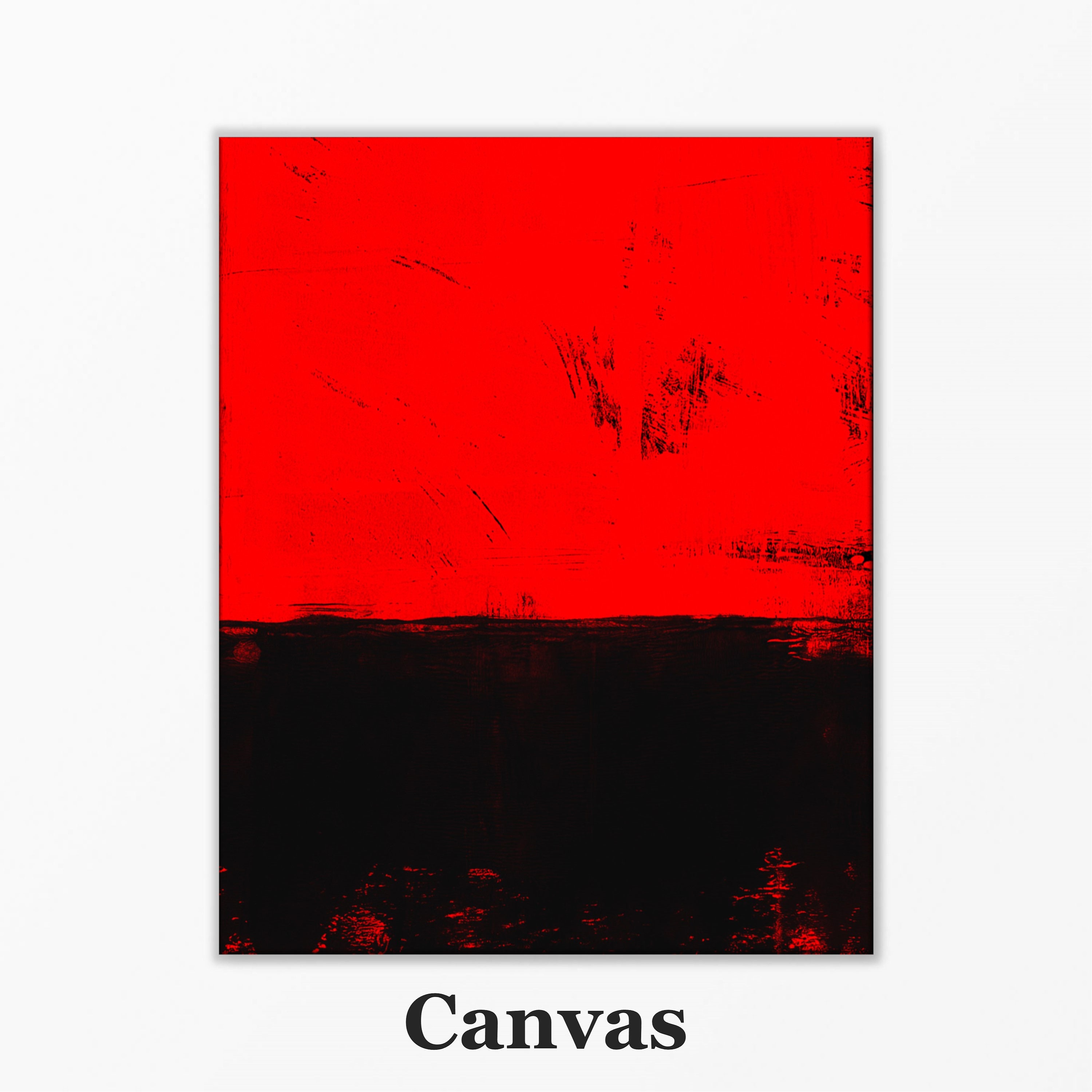 Red & Black Art, Abstract Art, Contemporary Art, Abstract Painting ...