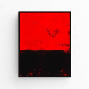 Red & Black Art, Abstract Art, Contemporary Art, Abstract Painting ...