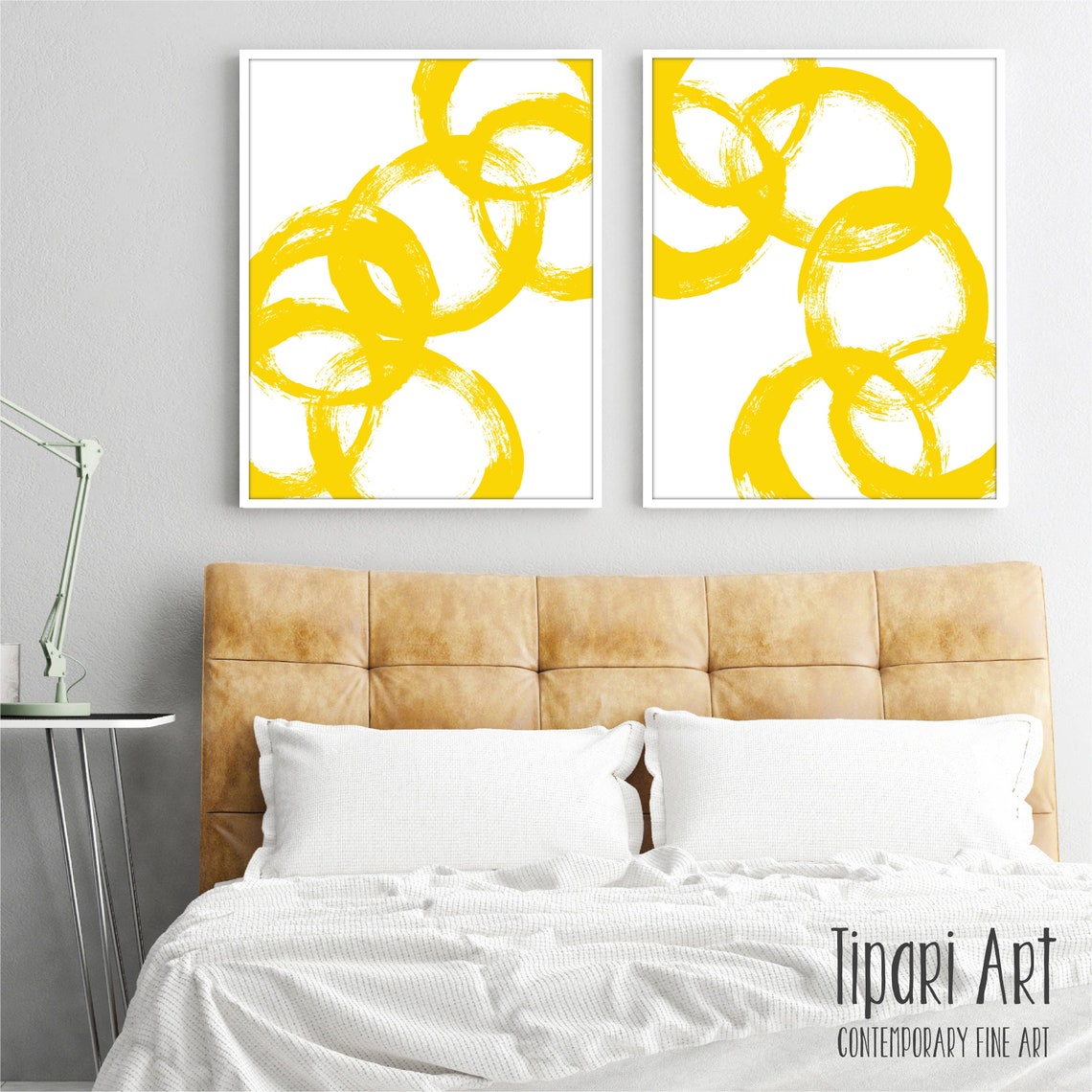 Yellow Art Abstract Art Contemporary Art Abstract Painting - Etsy