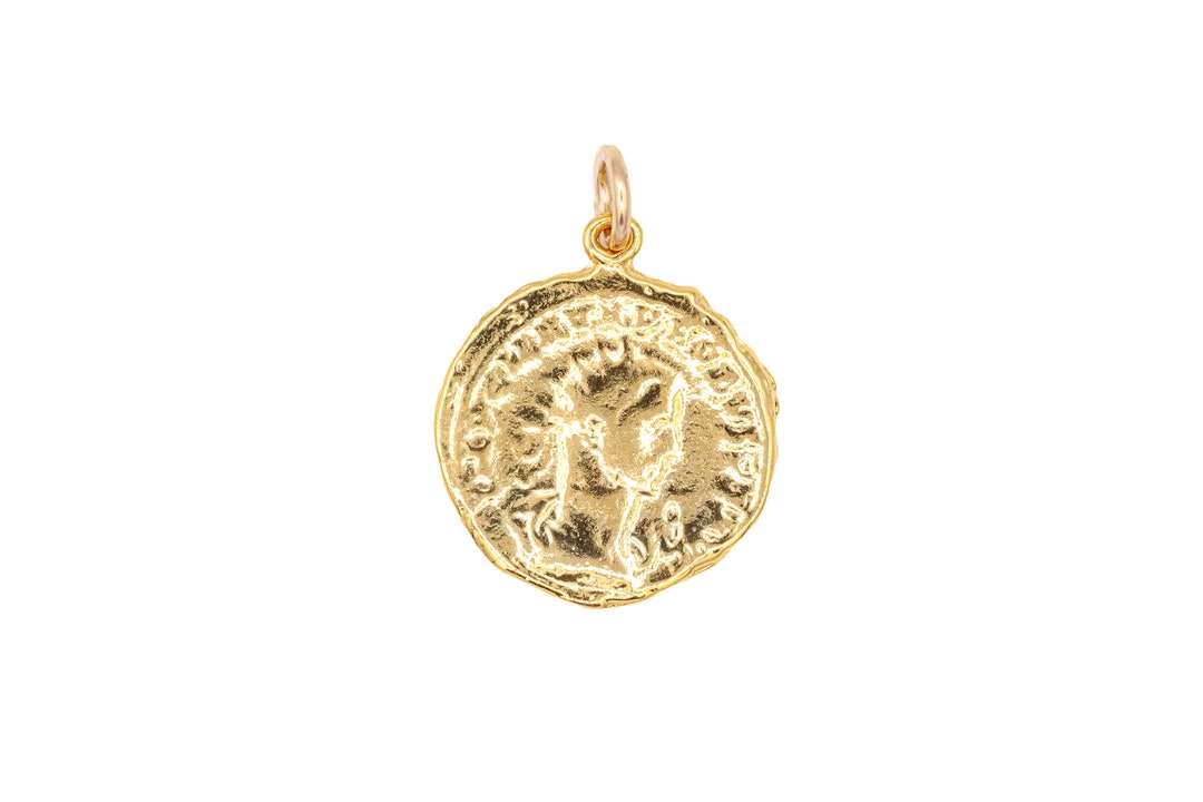 Greek Charm Gold Vermeil 2.5 Microns of Gold on Sterling Silver - Etsy