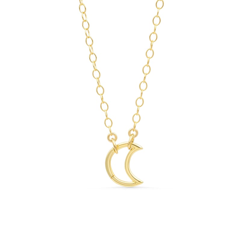 14k Gold Filled Cable Chain Necklace, Gold Filled Carabiner Necklace ...
