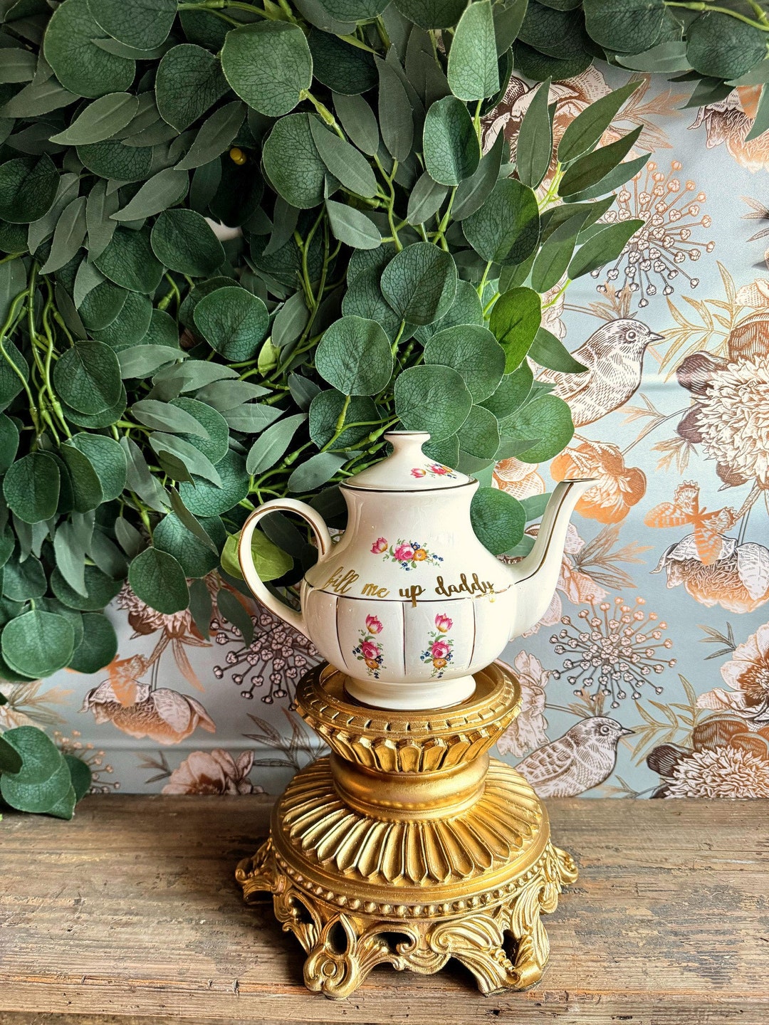 Fill Me up Daddy Tea Pot. Unique Gift. Swear Word Art. - Etsy