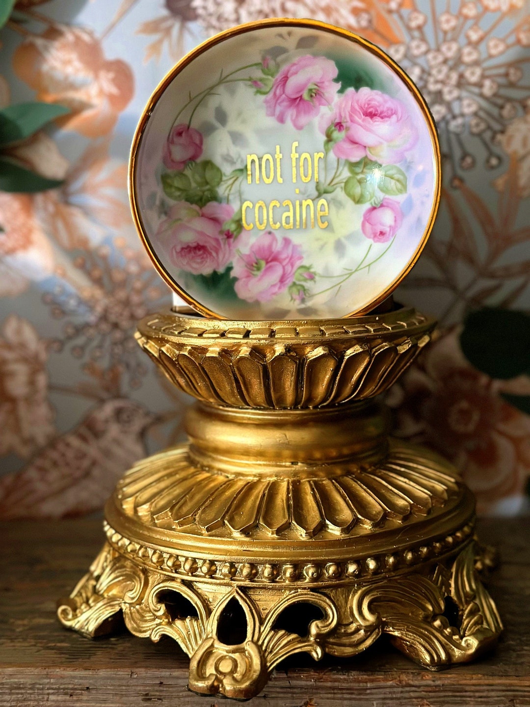 Not for Cocaine Trinket Bowl. Unique Gift. Swear Word Art. Personalized ...