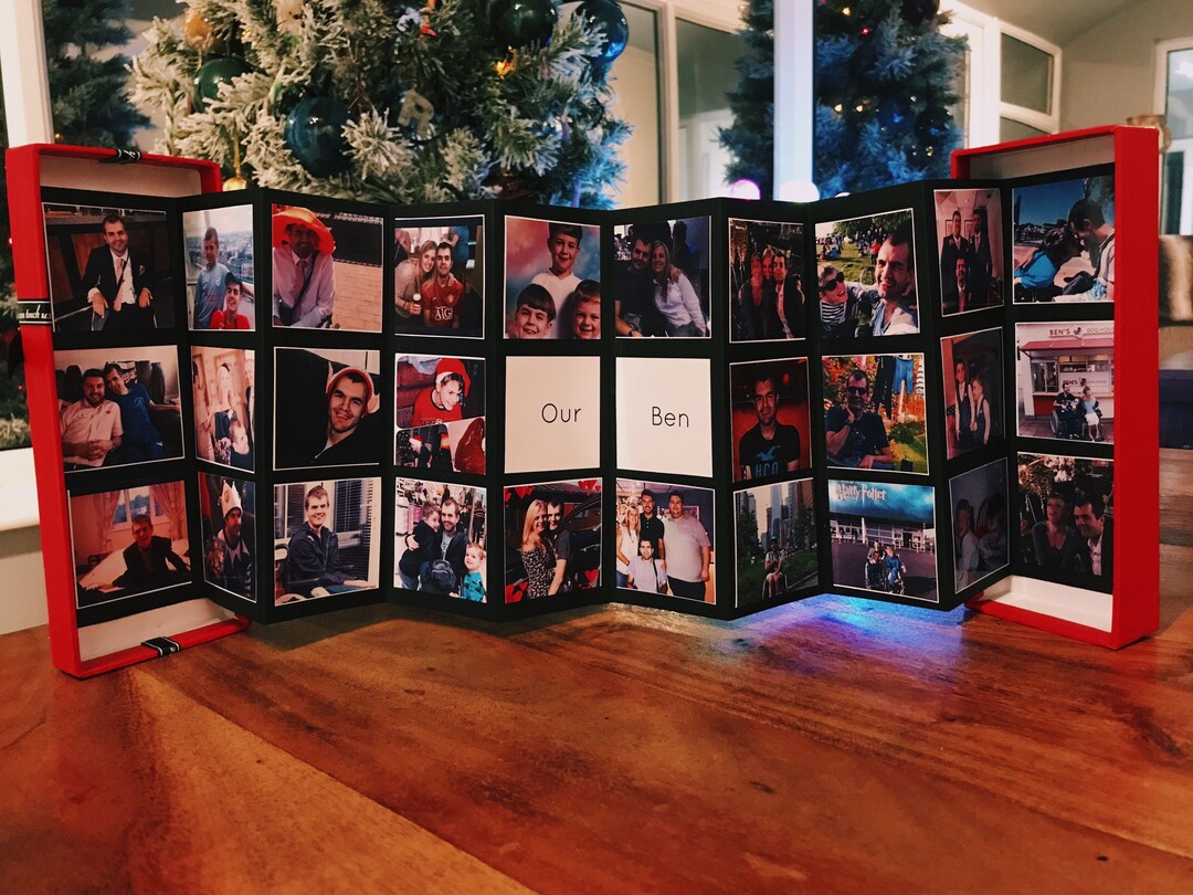 Pull Out Photo Box Valentine's Day Gift Personalized Anniversary Gift ...