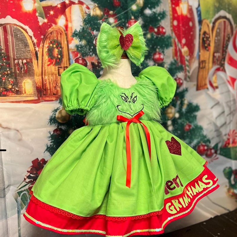 Womens Grinch Dress - Etsy