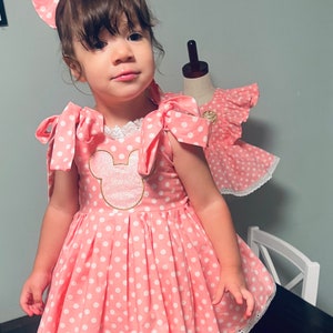 Pink Minnie Mouse Dress - Etsy