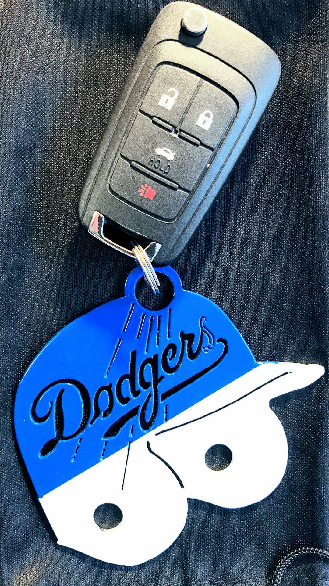 Los Angeles Dodgers , MLB Helmet Key Chain - Etsy