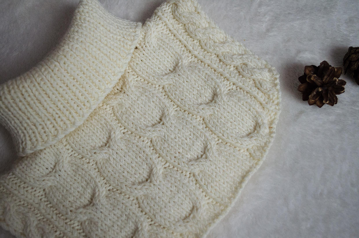 Knit Cable Turtleneck Dickey Wooly Cowl Scarf for Kids - Etsy