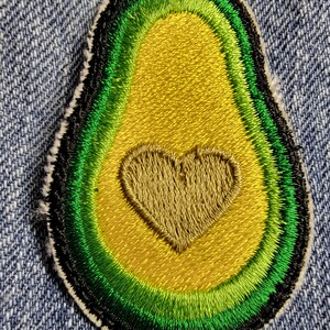 Patch.avocado.fully Embroidered.high Quality.retro.60s.vintage Style.fashion Designer.trending ...