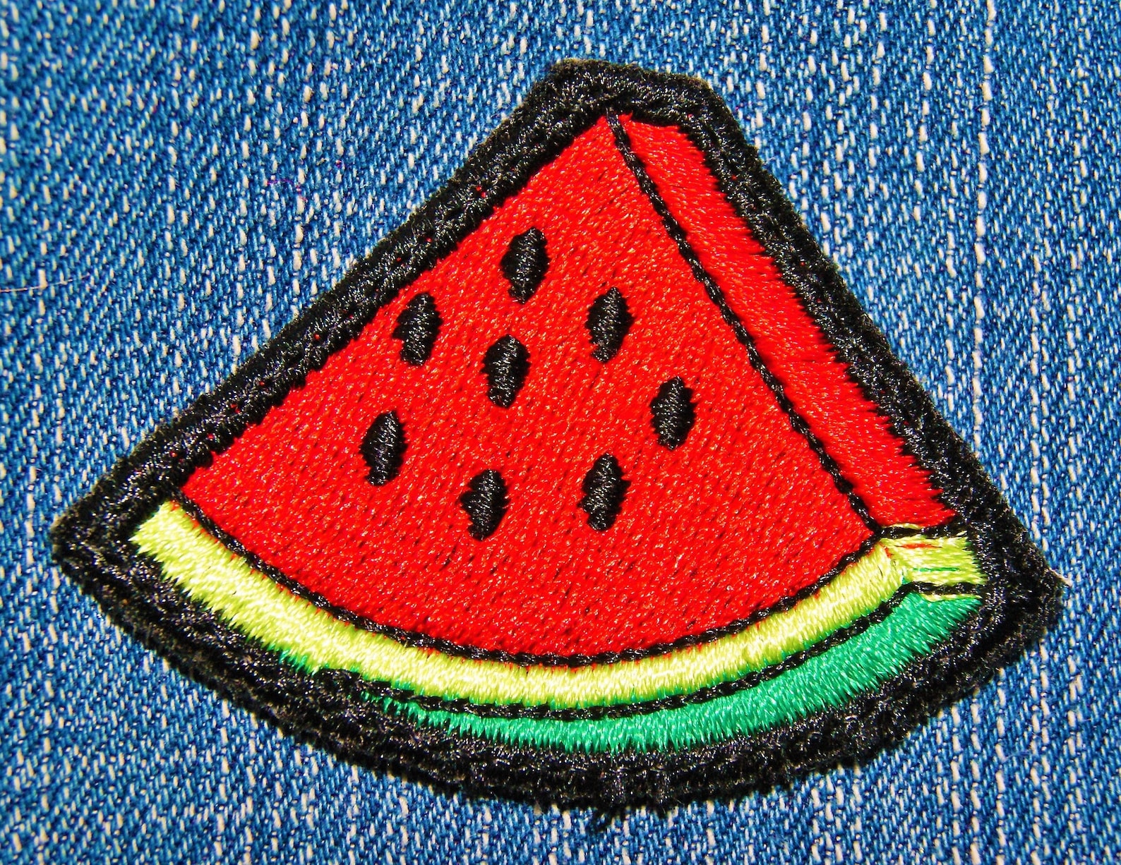 Patch.water Melon.fully Embroidered.great Quality.vivid Colors.vintage ...
