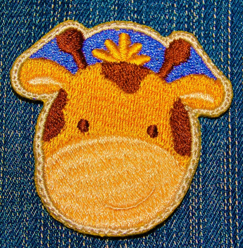 Patch.baby Giraffe.fully Embroidered.for - Etsy