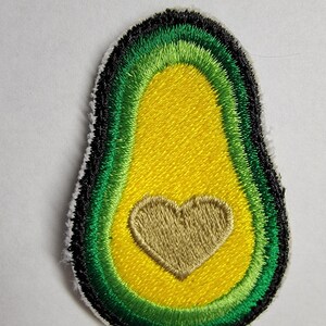 Patch.avocado.fully Embroidered.high Quality.retro.60s.vintage Style.fashion Designer.trending ...