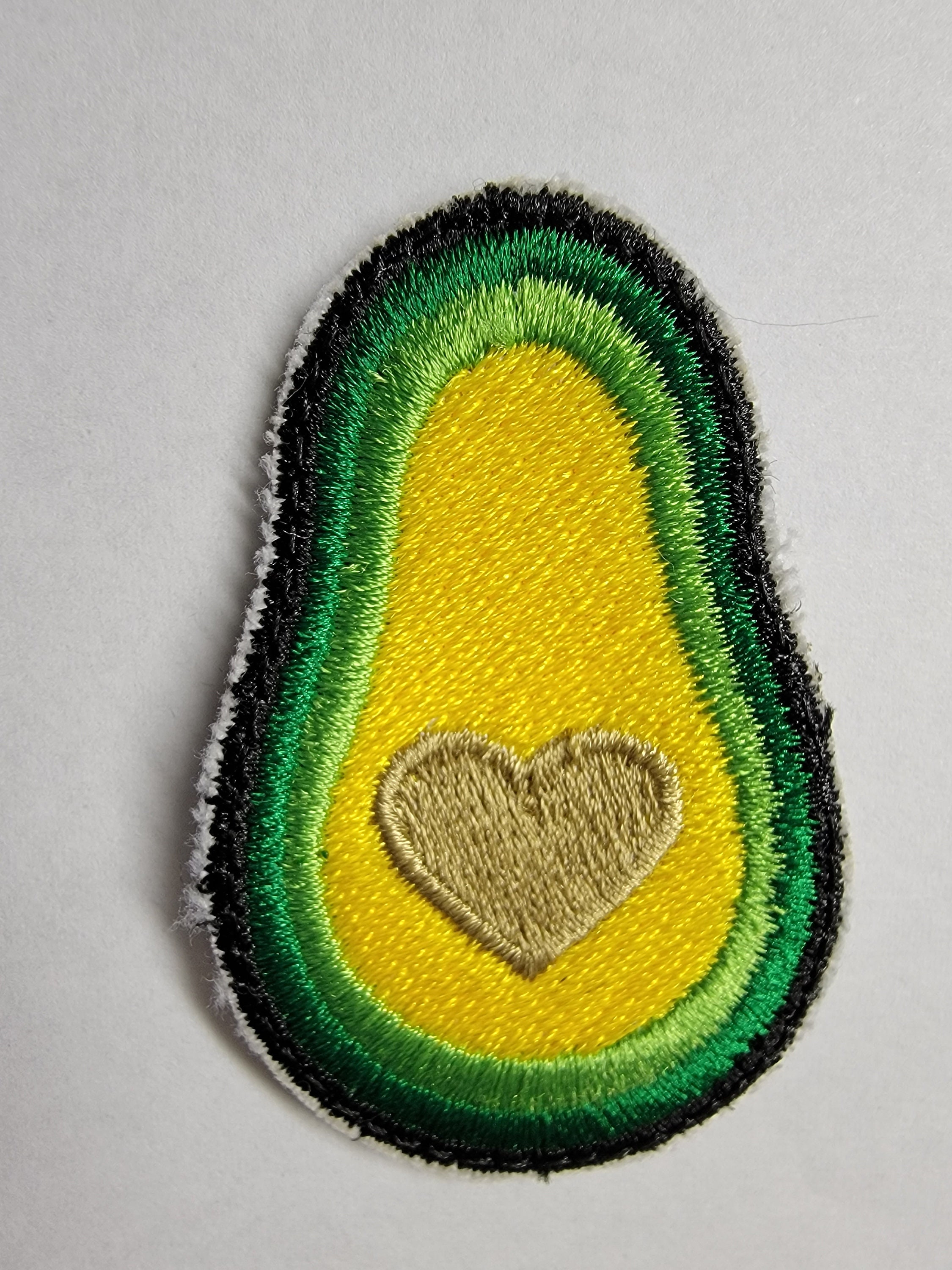 Patch.avocado.fully Embroidered.high Quality.retro.60s.vintage Style.fashion Designer.trending ...