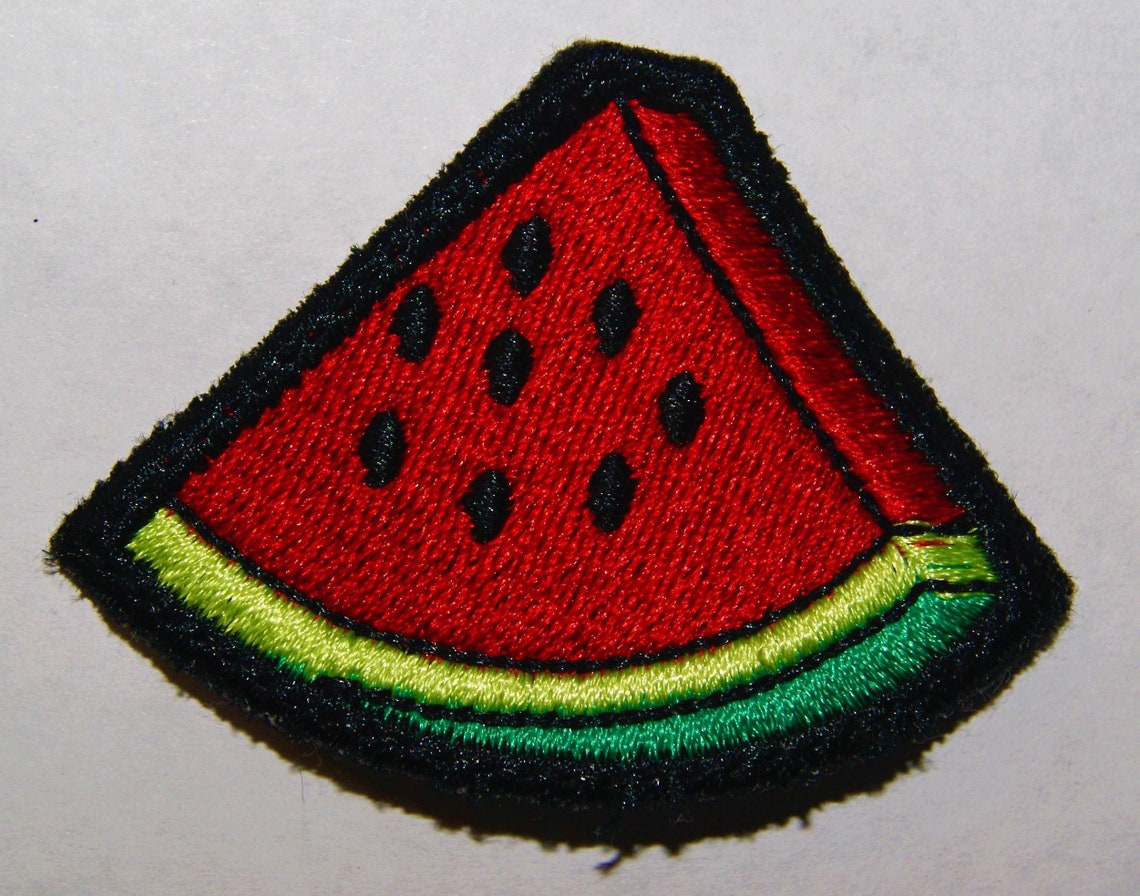 Patch.water Melon.fully Embroidered.great Quality.vivid Colors.vintage ...
