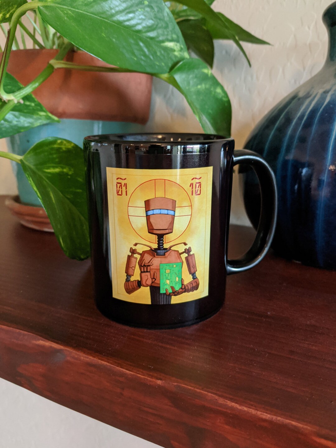 Holy Robot Saint Coffee Mug 11 Ounce - Etsy