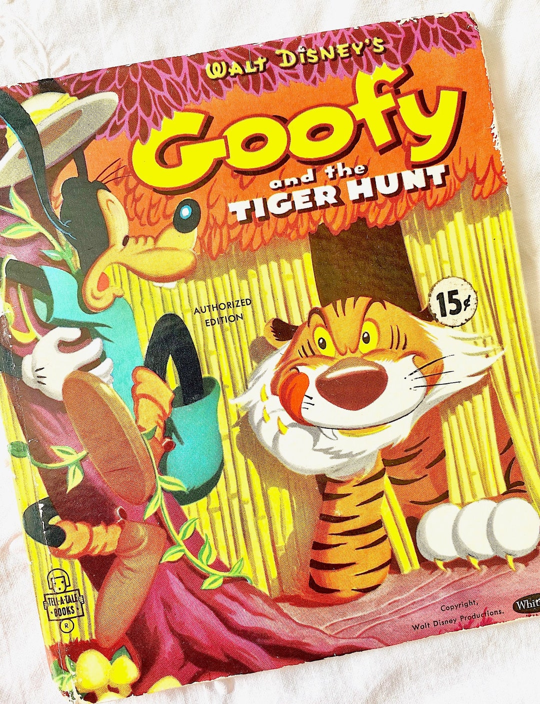 Goofy and the Tiger Hunt A Tell-a-tales Book - Etsy