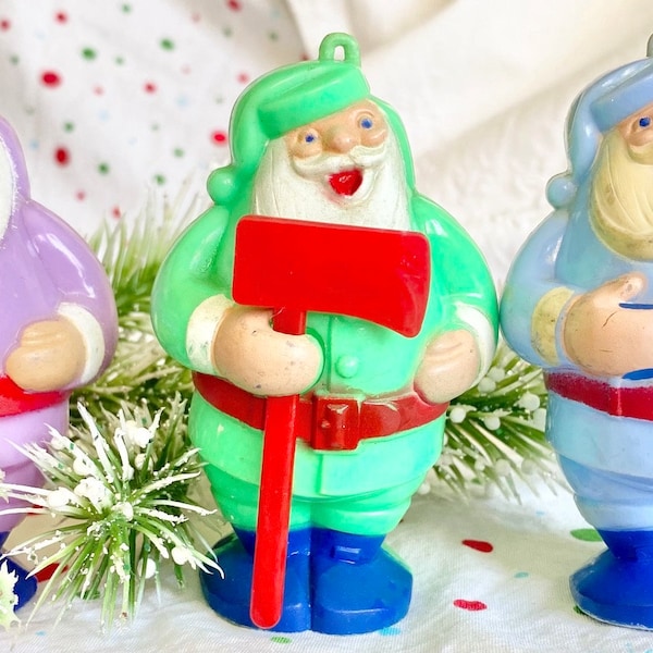 Plastic Santa - Etsy