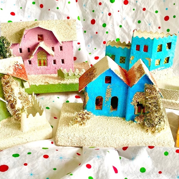 Vintage Putz Houses - Etsy